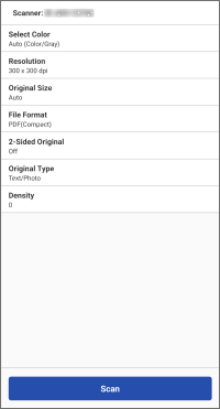 Scan from the Smartphone
