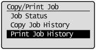 Checking Print Job History