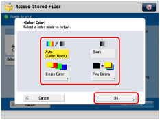 Changing Colour Modes
