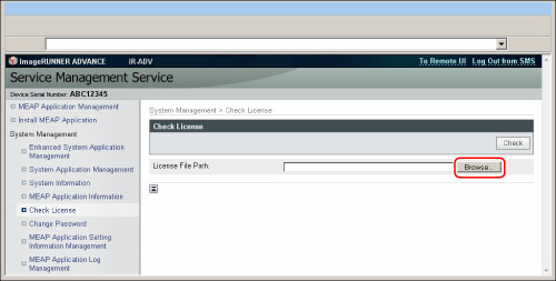 Confirming License Files