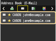 Sending Documents as E-mails Directly from the Machine