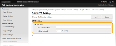 Configuring SNTP
