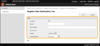 Registering Destinations from Remote UI