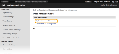 Setting Up Menu Options from Remote UI