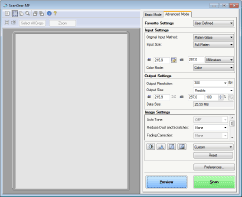 Scanning Using the Shortcut Key