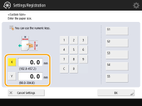 Specifying Paper Size and Type in the Paper Drawer