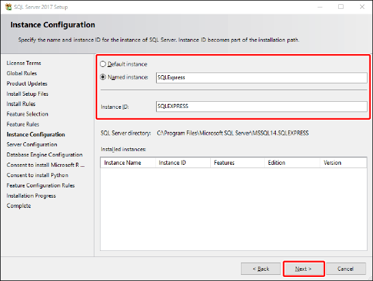 Configuring SQL Server