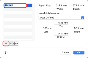 Registering Non-standard Size Paper to the Computer (Custom Size)