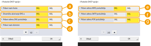 Podešavanje DNS postavki